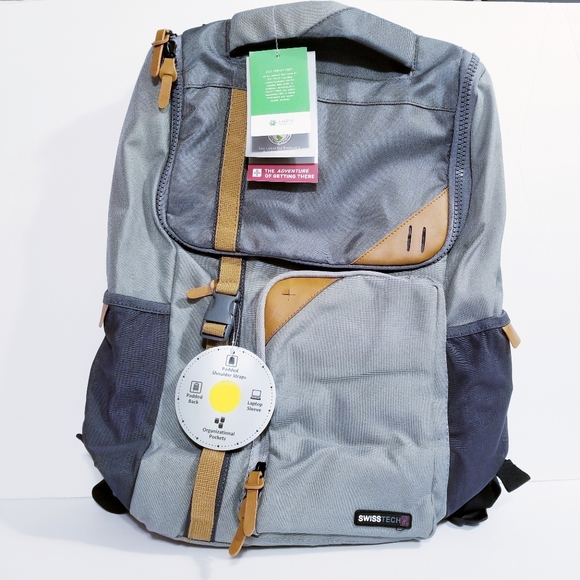 Swiss Tech | Bags | Swiss Tech La Tzoumaz Backpack Nwt | Poshmark